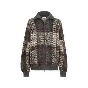 Brunello Cucinelli Oversized Zip Up Jacket - Gray