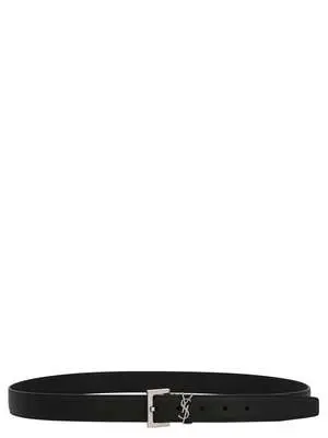 Saint Laurent Monogram' Belt - Black