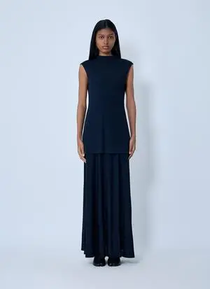 JIL SANDER Viscose-blend Dress - Blue