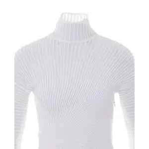 Alaïa Ribbed Turtleneck Midi Dress