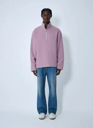 RIER Zip-up Fleece Sweatshirt