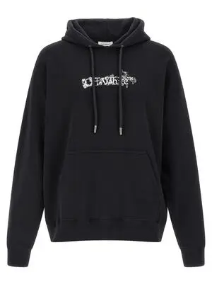 Off-White Heraldic Arrow Skate' Hoodie - Black