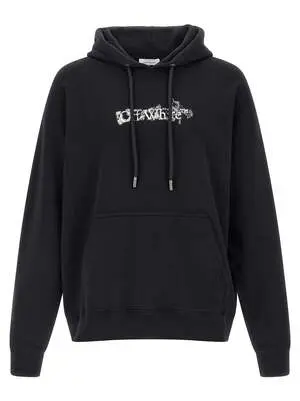 Off-White Heraldic Arrow Skate' Hoodie - Black