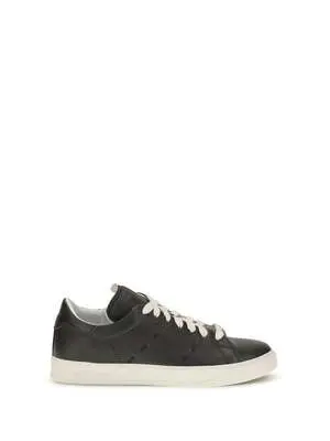 Kiton Leather Sneakers - Black