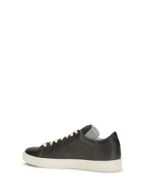 Kiton Leather Sneakers - Black