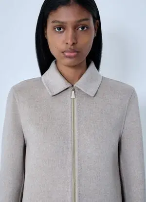Max Mara Longline Cashmere Coat - Cream