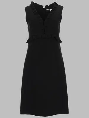 P.a.r.o.s.h Abito Midi Smanicato - Black