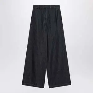 Dries Van Noten Dark Indigo Wide-leg Jeans - Blue