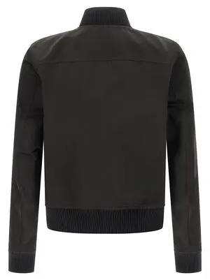 Rick Owens Heizer Flight' Bomber Jacket - Black