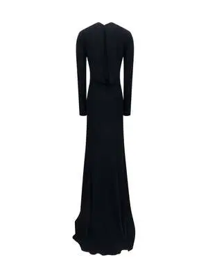 TOM FORD Long Evening Dress With Long Sleeves