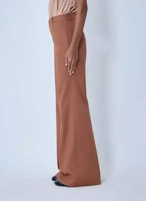 Chloé Flared Cotton Canvas Pants