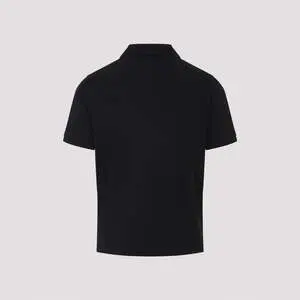 Saint Laurent Cotton Polo - Black