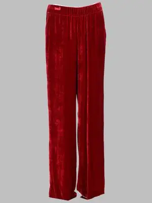 P.a.r.o.s.h Pantalone In Viscosa Misto Seta - Red