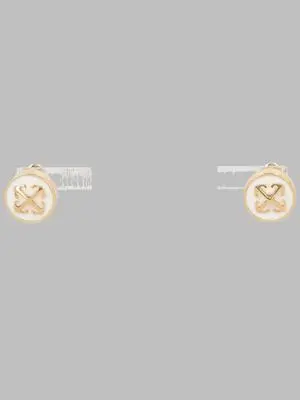 Off-White Orecchini Round Arrow - Gold