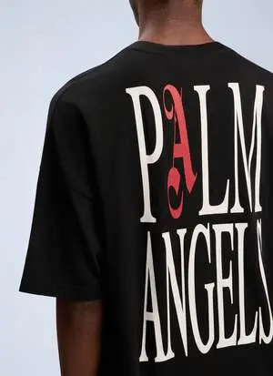 Palm Angels Flames Flag Loose T-shirt