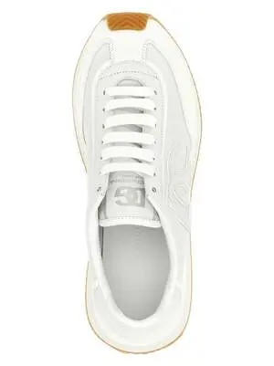 Dolce & Gabbana Dg Cushion Leather Sneakers - White