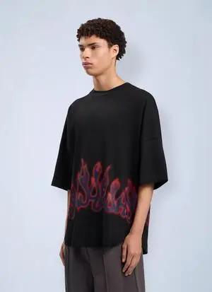 Palm Angels Flames Over T-shirt