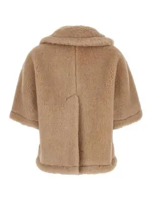 Max Mara Corvino Faux Fur Cloak - Multicolor