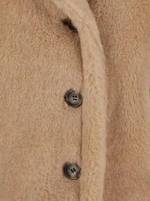 Max Mara Corvino Faux Fur Cloak - Multicolor