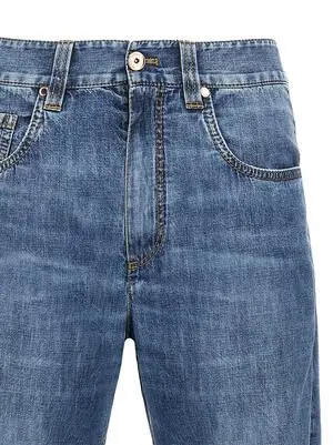 Brunello Cucinelli Straight Jeans - Blue