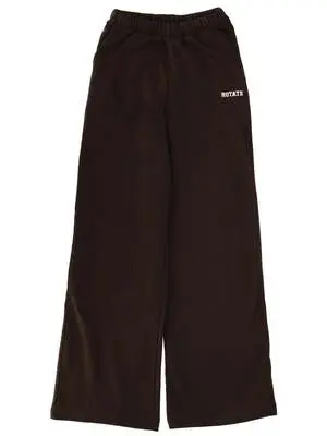 ROTATE BY BIRGER CHRISTENSEN Pants With Logo - Brown