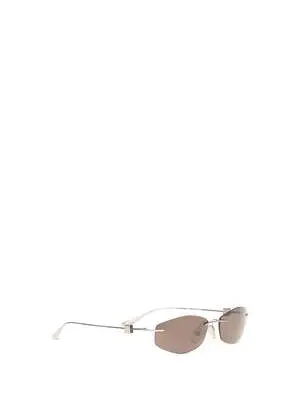 Balenciaga Geometric Oval Sunglasses