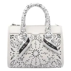 Amiri Micro Bandana Triangle Handbag - White