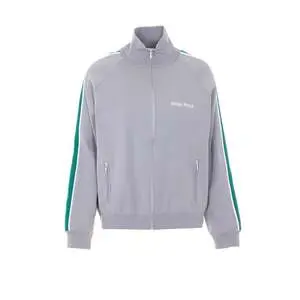 Miu Miu Logo Track Jacket - Gray