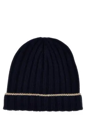 Brunello Cucinelli Contrast Line Beanie