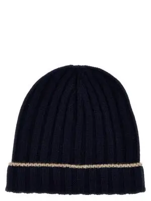 Brunello Cucinelli Contrast Line Beanie
