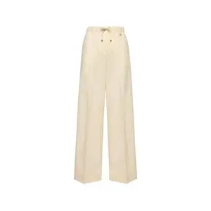Moncler Neutrals Trousers Straight Trousers - Cream