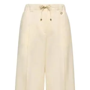 Moncler Neutrals Trousers Straight Trousers - Cream
