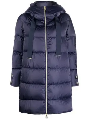 Herno A-shape Satin Down Jacket - Multicolor