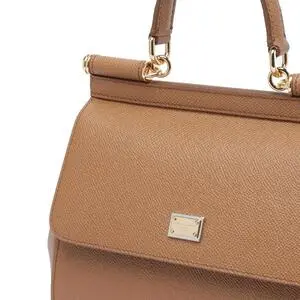 Dolce & Gabbana Sicily Small Handbag - Cream
