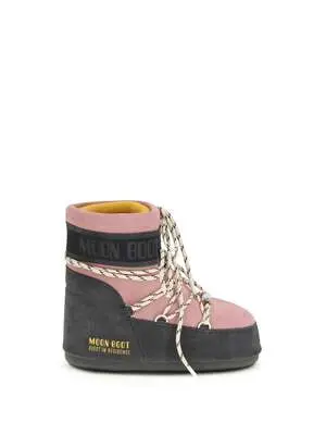 Moon Boot X Guest In Residence Suede Boots - Pink