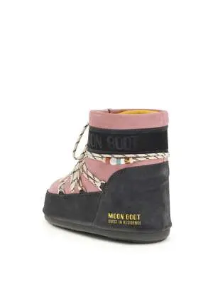 Moon Boot X Guest In Residence Suede Boots - Pink