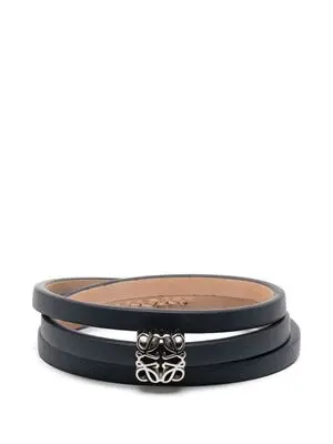 Loewe Anagram Bombé Leather Bracelet - Multicolor