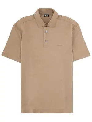 Zegna Polo Regular Fit - Cream