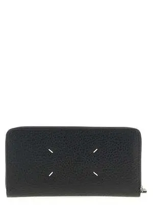 MAISON MARGIELA Stitching Logo Wallet - Black