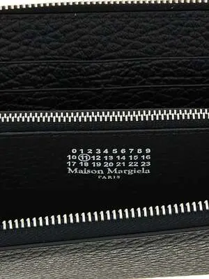 MAISON MARGIELA Stitching Logo Wallet - Black