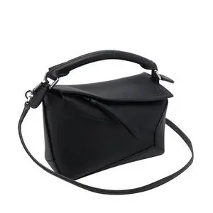 Loewe Mini Puzzle Edge Handbag - Black