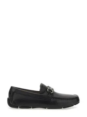 FERRAGAMO Moccasin Gancini - Black
