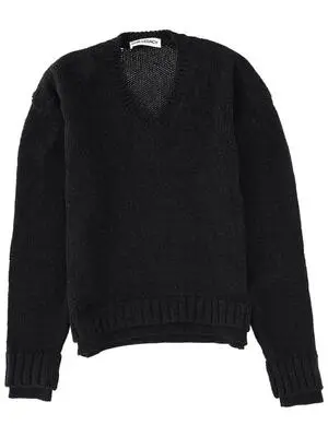 Our Legacy False V-neck Sweater - Black