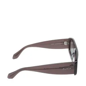 Alaïa Aviator Mask Sunglasses - Brown
