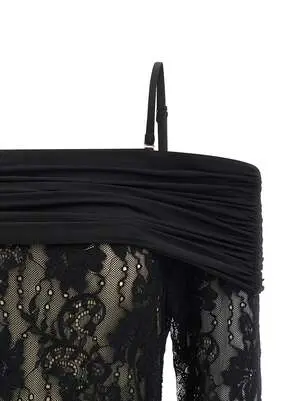 Zimmermann Rebellion Lace Bodysuit - Black
