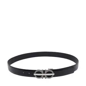 FERRAGAMO Gancini Belt - Black