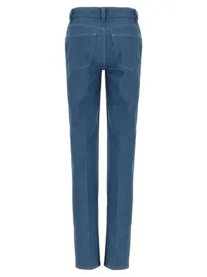 Gucci Morsetto Straight Leg Denim Jeans - Blue