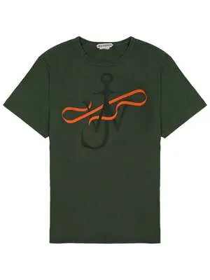 JW Anderson T-shirt Con Logo - Green