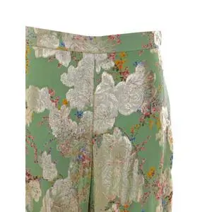Valentino Garavani Apres L'hiver Ramage Silk Trousers