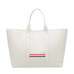 Thom Browne Hector Tote Bag - White